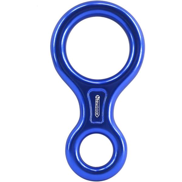 商品名NewDoar クライミングギア ダウンヒル装備 ディセンダー ラペルロッククライミング 降下ビレイジング装備 レスキューフィギュア 8 ディセンダー リギングプレート 35KN 登山 ビレイピングデバイス用 (ブルー)NewDoar...