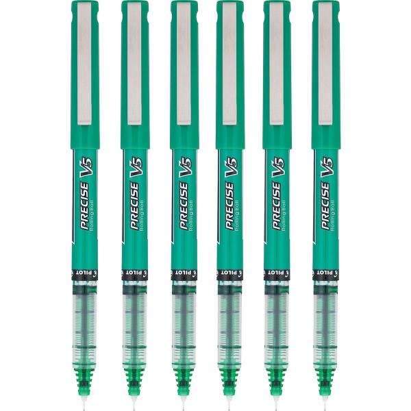 商品名Pilot Precise V5 スティックボールペン 極細 グリーンインク 6本パックPilot Precise V5 Stick Rolling Ball Pens, Extra Fine Point, Green Ink, Pa...