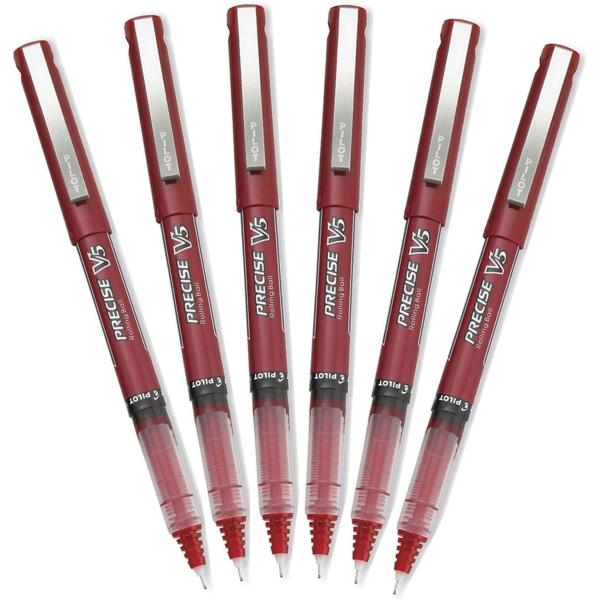 商品名(Pack of 6, Red) - Pilot Precise V5 Stick Rolling Ball Pens, Extra Fine Point, Red Ink, 6 PackPilot Precise V5 Stick ...