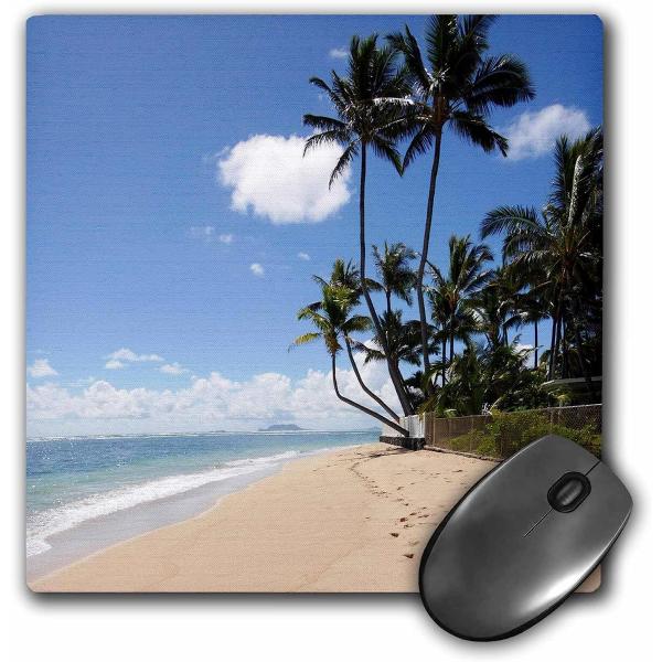 商品名3dローズ"" Kaaawaビーチ公園オアフ島ハワイShadow ""マット仕上げマウスパッド   8 x 8 ""   MP _ 230686 _ 13D Rose""Kaaawa Beach Park Oahu Hawaii Sh...