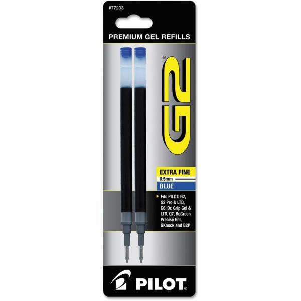 商品名pil77233 United Stationers ( op ) Refill , Rball , g2 , XF , BE、2pkPilot 77233 Refill For G2 Gel, Dr. Grip Gel/Ltd, E...