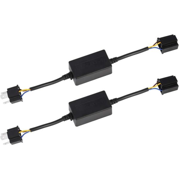 商品名アンチフリッカーデコーダー LEDヘッドライト Canbus H4 LED電球 Canbus 配線キット コンピューター警告キャンセラー エラーフリー 抵抗器 ジープラングラー 7インチ LEDヘッドライト用SUPAREE Anti-...