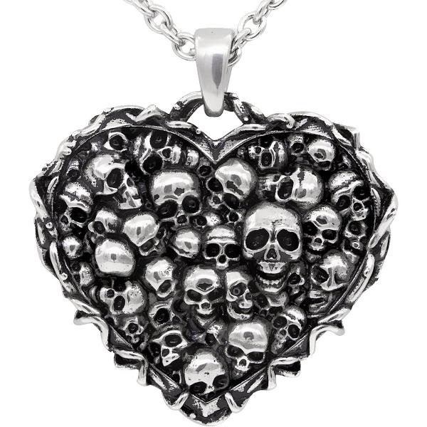 商品名Controse silver-tonedステンレススチールCaptivated SoulsハートネックレスControse Silver-Toned Stainless Steel Captivated Souls Heart Ne...