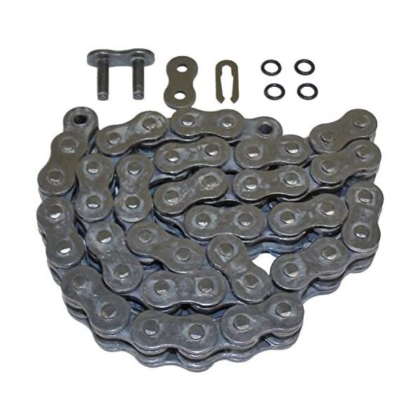 商品名Chain Compatible with Yamaha 125 YT Tri-Moto 1982-1985/175 YT Tri-Moto 1982-1983 ATV/Motorcycle 48 Links WSM 520-HSO-...
