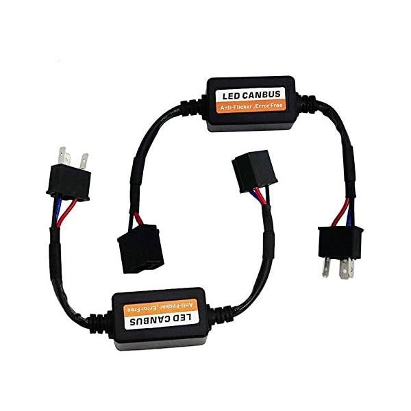 商品名LX-LIGHT (2個セット) H4(9003) アンチフリッカーハーネス エラーフリーデコーダー 7インチラウンドLEDヘッドライトシステムにフィット ジープラングラーJK Tj Lj対応LX-LIGHT (2PCS H4(900...