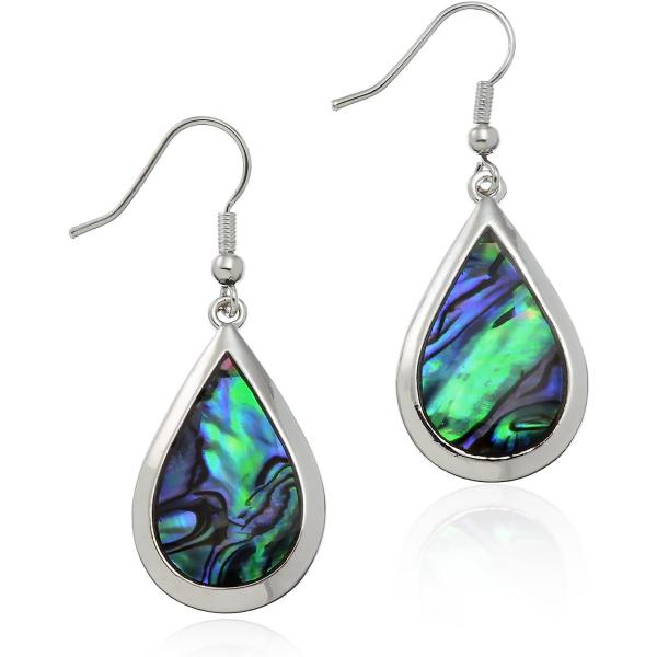 商品名PammyJ Silvertone Abalone Tear Drop Dangle EarringsPammyJ Silvertone Abalone Tear Drop Dangle Womens Earringsブランド：Pam...