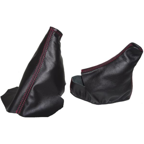 商品名The Tuning-Shop Ltd Compatible with Automatic Shift Boot &amp; E Brake Boot for Chevrolet Corvette C5 1997-2004 Black...