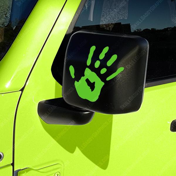 商品名TWO WAVE ステッカー ジープ ラングラー JK TJ YJ CJ用 2枚 デカール 左右ペア グリーン JWHPGTwo Wave Stickers Compatible with Jeep Wrangler JL JT JK...