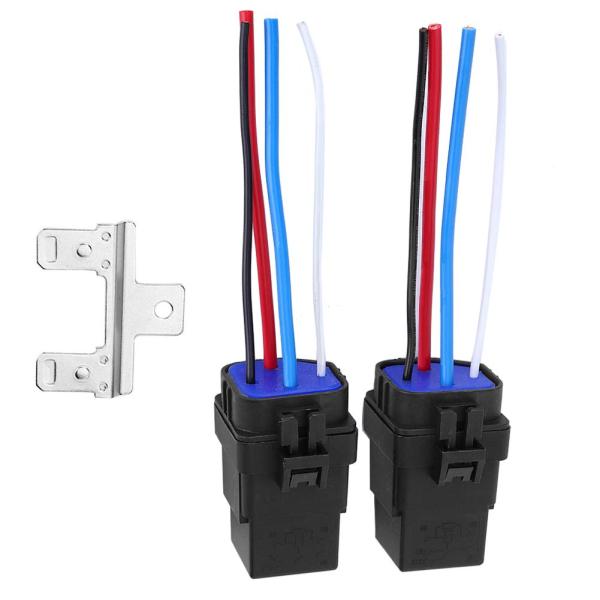 商品名1 Set DC Relay 12V DC 40A 4Pin Automobile Relay Integrated Relay Wire Waterproof Integrated Car Auto Socketブランド：Yosoo...