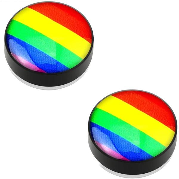 商品名Body Accentz イヤリング リング 磁気 レインボー トップ ゲイプライド ペアで販売Body Accentz Earrings Rings No pierce Rainbow Top Gay Pride Sold as a...