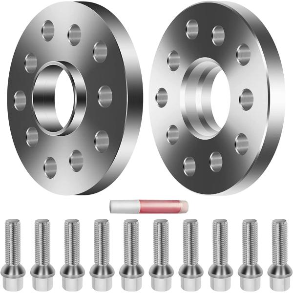 商品名ECCPP ホイールスペーサー 5ラグ 2個 17mm 厚さ 5x100 5x112 2006-2015 Audi A3 14x1.5スタッド付き シルバー 802154-5211-1446311ECCPP 5 lug Wheel S...