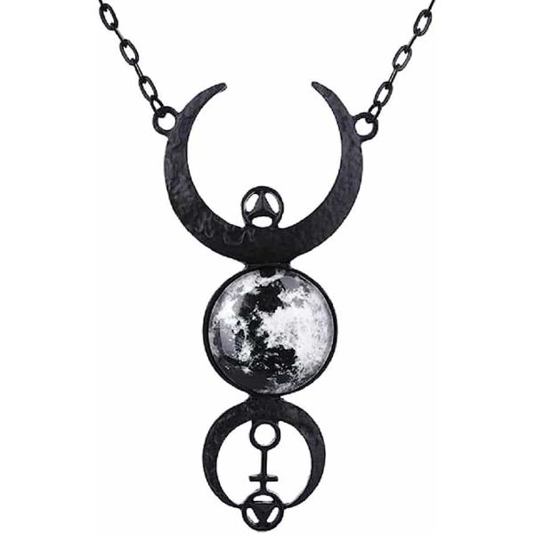 商品名Restyle Full Crescent Moon Pendant Necklace Gothic Occultブランド：RE Style商品サイズ：高さ：0.8 cm横幅：8.9 cm奥行：20.3 cm重量：3629 g商品番号...