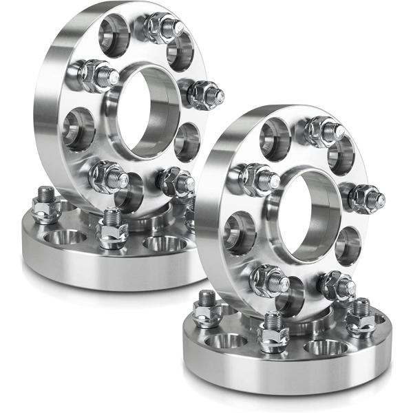 商品名Customadeonly 4 Pieces 0.787"" 20mm Hub Centric Wheel Spacers Adapters Bolt Pattern 5x112 Center Bore 57.1mm Thread P...