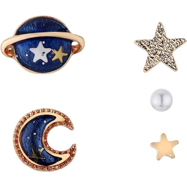 商品名nuwastone Women 's Moon &amp; Star &amp; PlanetイヤリングセットNuwastone women's Moon &amp; Stars &amp; Planet Earring Set (B...