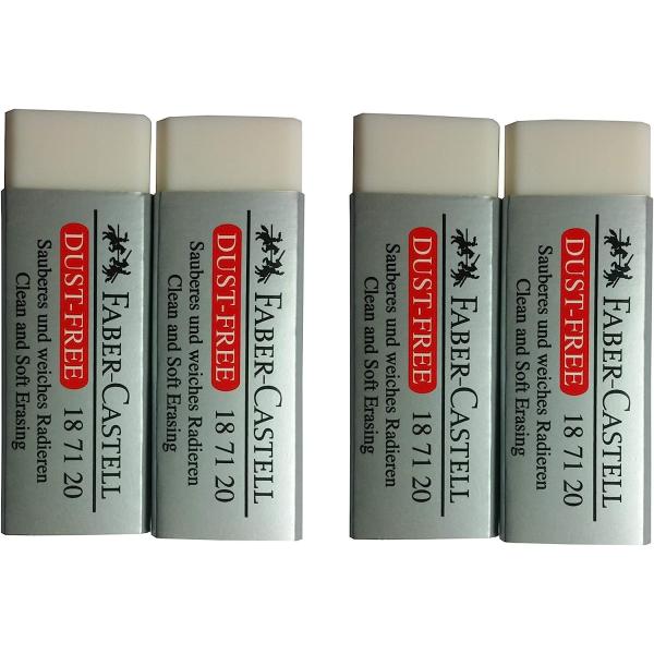 商品名Faber-Castell 大型鉛筆消しゴム ほこりなし 清潔 超ソフト消しゴム アート オフィス 学校用 (6.2x2x1.25cm)[Pack of 4] Faber-Castell LARGE Pencil Eraser Dus...