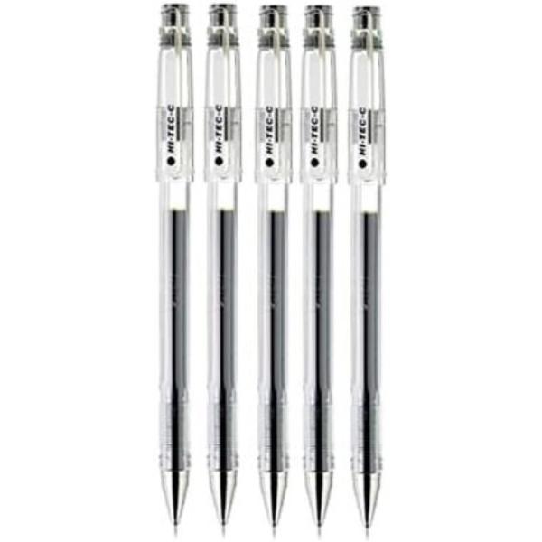 商品名TECパイロットC Gelインクペン値セットwith ecology付箋 Fine Point (0.5mm) ブラックPilot Hi-Tec-C 05 Gel Ink Pen, Fine Point 0.5mm, Black In...