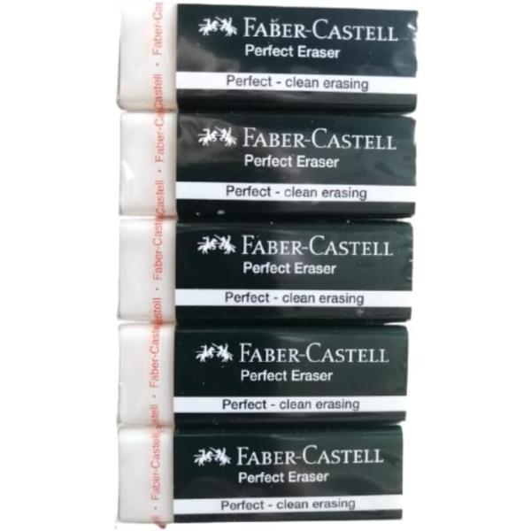 商品名Faber-Castell Extra Soft Large White Pencil Eraser Set, Dust Free Excellent Clean Erasing for School Kids Art Drawing...
