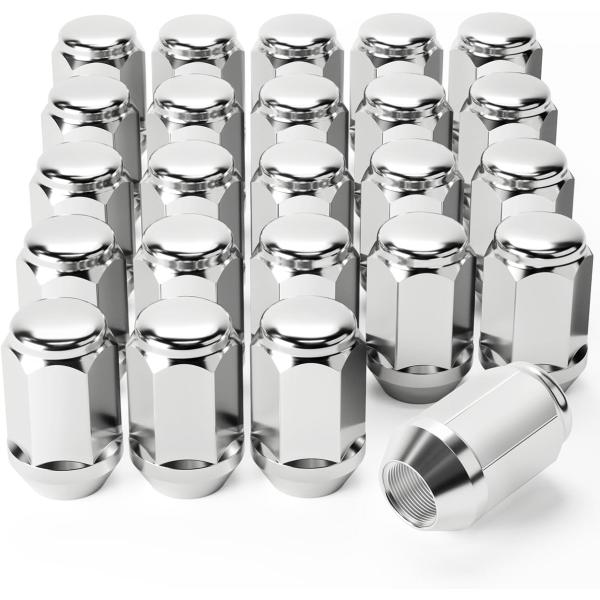商品名OMT 24-Piece 1/2-20 Lug Nuts Chrome with Hex Tuner, 1.4 inches Length with Cone Seat, Compatible with Jeep Grand Cher...