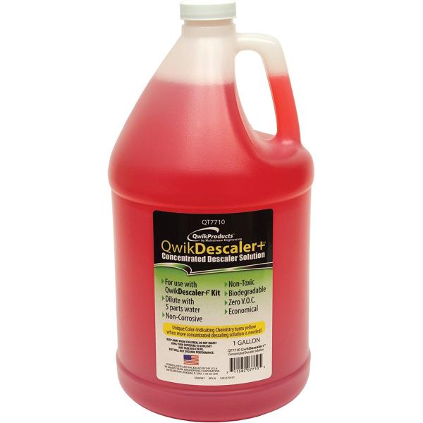 商品名QwikDescaler + Concentrated Descaler Solution, Descaling Solvent, Tankless Water Heater Descaler for Heat Exchanger, ...