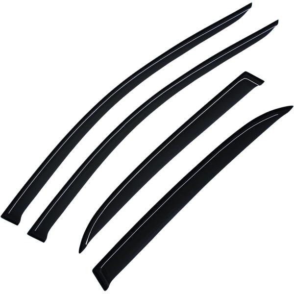 商品名Laprive Auto ベントバイザー 4点セット 03-07 アコード 4ドア セダン サン/レインガード ベントシェード ウィンドウバイザーLaprive Auto 4pc Fit 03-07 Accord 4-Door Sed...