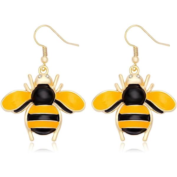 商品名ゴールドInsect Honey Bee necklace-noumandaクリスタルBumblebeeペンダントイヤリングセット女性用ジュエリーGold Insect Honey Bee Necklace-NOUMANDA Crys...