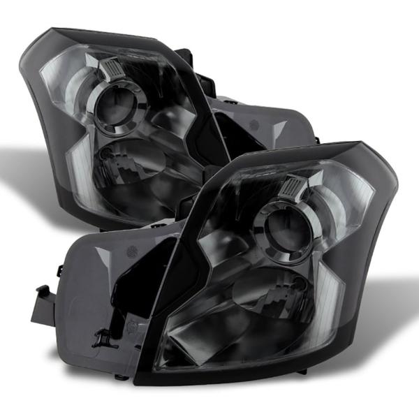 商品名VIPMOTOZ スモークレンズ OEスタイル プロジェクター ヘッドライト ヘッドライト ヘッドライト アセンブリ 2003-2007 キャデラック CTSハロゲンモデル 運転席 助手席側 Driver &amp; Passenge...