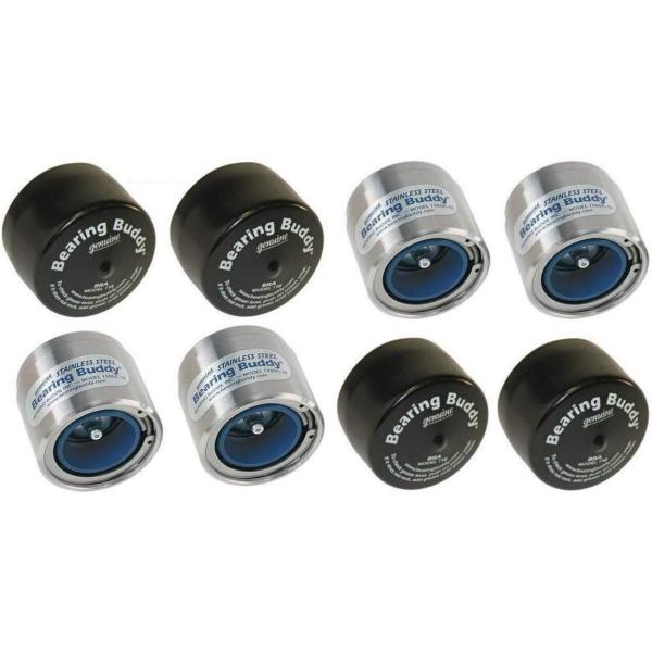 商品名(4) 1.980 Boat Trailer Genuine Bearing Buddy Stainless Steel with Protective Bra &amp; Auto Cheque 1980A-SS 42204 (2 ...