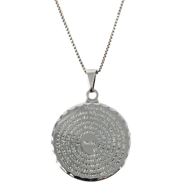 商品名Martinuzzi Accessories Our Father Lords Prayer Padre Nuestro Necklace 925 Sterling Silver (18 inches (Spanish))ブランド：M...