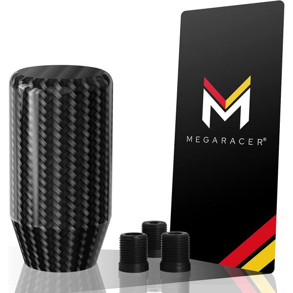 商品名マニュアルトランスミッションスピード4 5 6 ギアスティック シフトノブ ニスモスタイル カーシフター Carbon Fiber ブラック Amz-SKCF-c1Mega Racer 7 cm Real Carbon Fiber S...