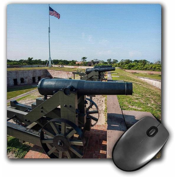 商品名3dRose マウスパッド キャノンズ フォート メイコン州立公園 北カリフォルニア州 8 x 8インチ (mp_259807_1)3dRose Mouse Pad Cannons Look Out Over Fort Macon S...