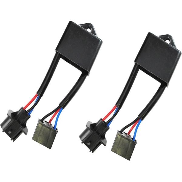 商品名x xotic tech ジープラングラーJKフィット7インチラウンドLEDヘッドライト電球と互換性のある2ピースH4からH13アンチハイパーフラッシュデコーダーXotic Tech 2pcs H4 to H13 Anti Hyper...