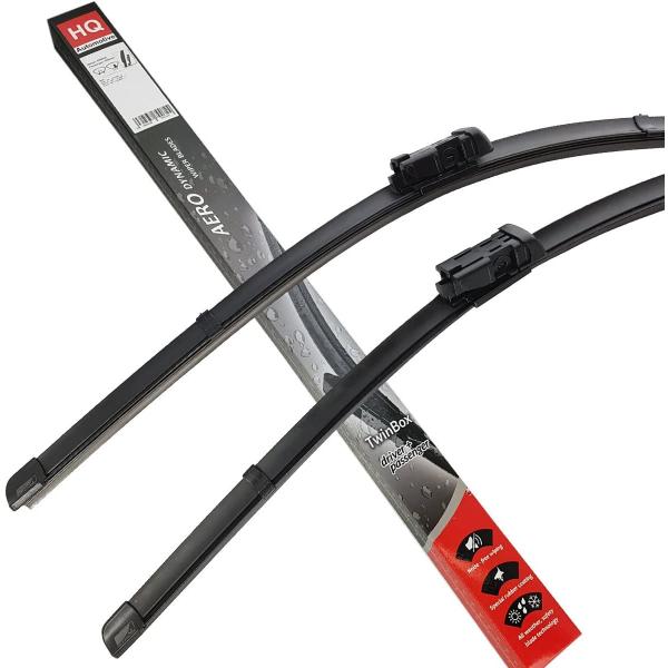 商品名Set of Front Frameless Flat Aero Wiper Blades HQ Automotive - AD32-424 Twin Boxブランド：HQ Automotive商品サイズ：高さ：4 cm横幅：5 cm...
