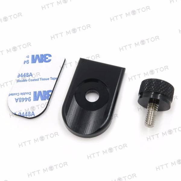 商品名SMT-Black Aluminum Rear Seat Cross Screw Bolt Mount Knob Cover Compatible With Harley Davidson [B076GT947S]ブランド：SMT-M...