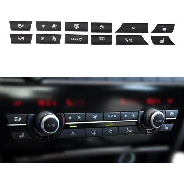 商品名12ボタンキーキャップ A/Cヒータースイッチ修理キット BMW 5 6 7 F10 F01 F12用 交換部品番号61319313923 931392用MOTOKU Set of 12 Air Conditioning A/C He...