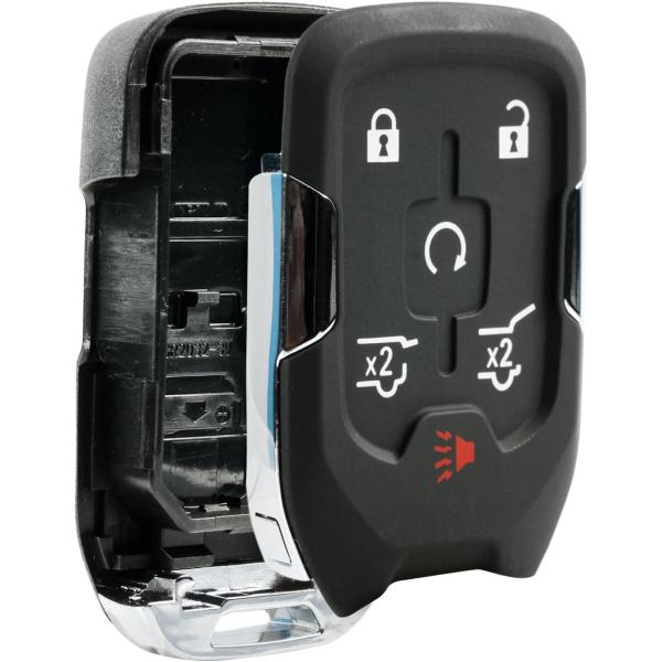 商品名Case Shell Smart Key Fob Keyless Entry Remote fits 2014 2015 2016 2017 Chevy Tahoe Suburban / GMC Yukon (HYQ1AA)ブランド：...