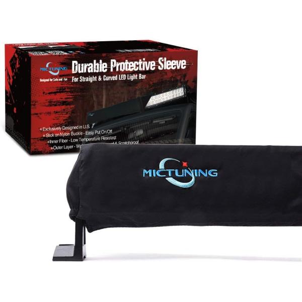 商品名MICTUNING 52 inches Universal Straight and Curved LED Light Bar Cover - Water-Resistant, Windproof, Dustproof, Snowpr...