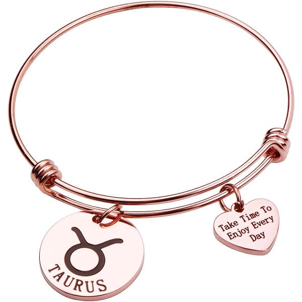 商品名ローズゴールドZodiac SignブレスレットConstellationジュエリーギフト彼女のためにRose Gold Zodiac Sign Bracelet Constellation Jewelry Gift for Her ...