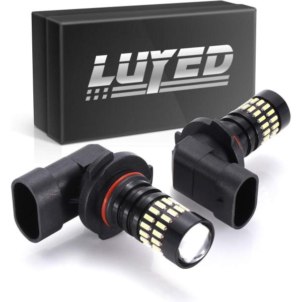 商品名LUYED 2 X 1000 Lumens Super Bright 4014 48-EX Chipsets H10 9140 9145 Led Bulbs With Projector For DRL or Fog Light,Xe...