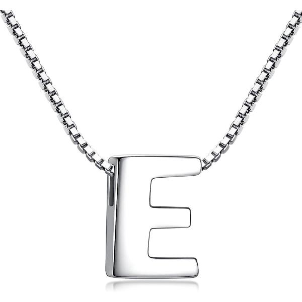 商品名Candyfancy イニシャルネックレス 925スターリングシルバー アルファベット パーソナライズ A-Z レターペンダントネックレスCANDYFANCY E Initial Necklace 925 Sterling Silve...