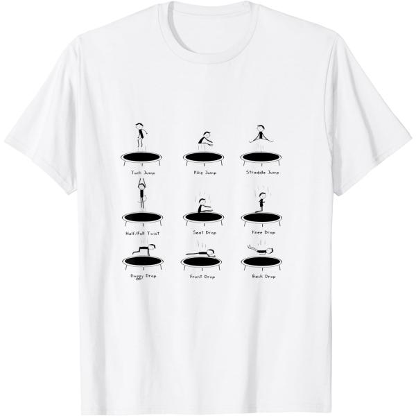 商品名Funny Trampoline Tricks Tumbling Sticky Man T-Shirtブランド：TrampolineStar商品サイズ：Small高さ：2.5 cm横幅：20.3 cm奥行：25.4 cm重量：4536...