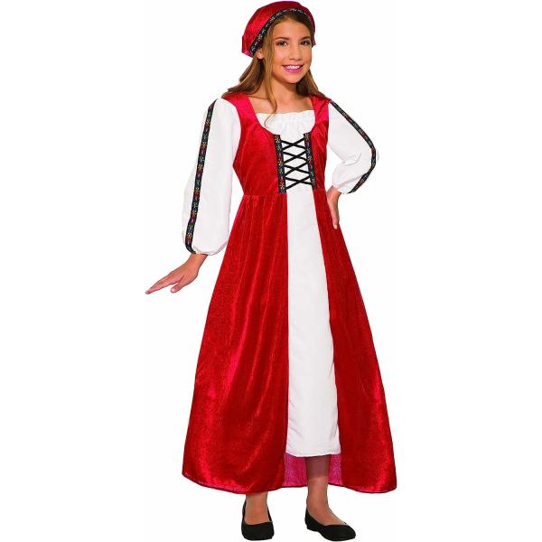 商品名abunchoffun Forum Novelties Renaissance Faire Girl子 M 80393Forum Novelties Child's Renaissance Faire Girl Costume, Me...