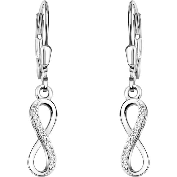 商品名SOFIA MILANI - Women's Earrings 925 Silver - with Zirconia Stones - Infinity Dangle Earrings - 20472ブランド：Sofia Milani...