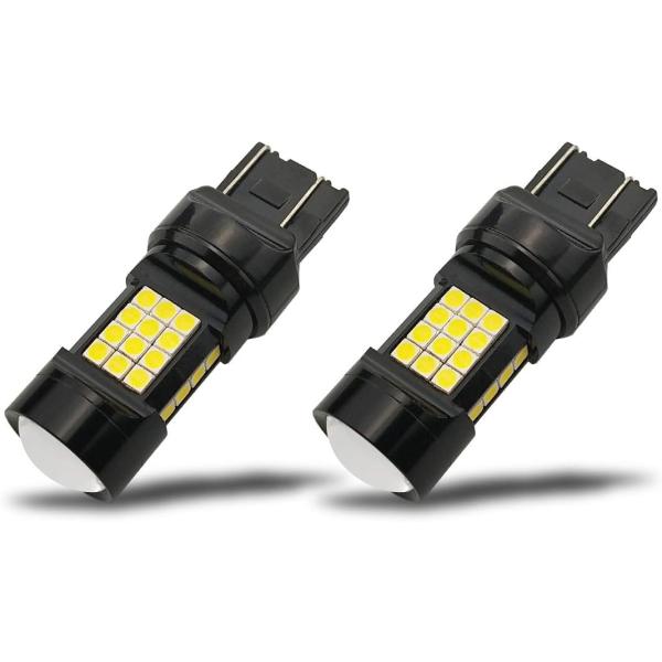 商品名iBrightstar Newest Extremely Bright 36-SMD 3030 Chipsets 7443 7440 7441 992 LED Bulbs with Projector Lens Replacement...