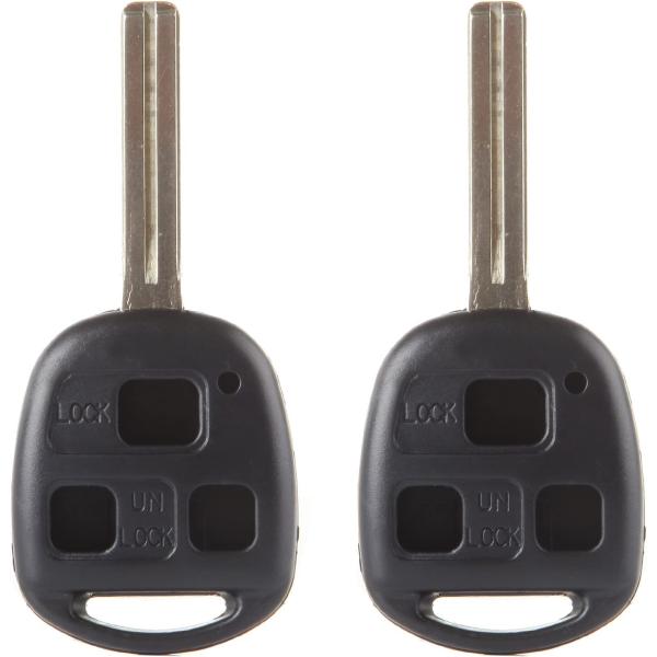 商品名cciyu 交換用キーシェルケース 2個 交換用 GX470/RX350 HYQ1512V用cciyu Keyless Entry Remote Smart Key Fob Shell Case 1998-2003 Fit for L...