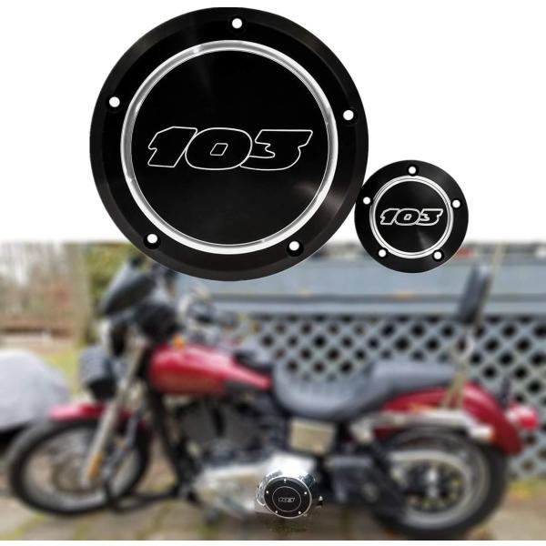 商品名Rebacker オートバイ ダービーカバー タイミングタイマーカバー CNC Harley Dyna 99-17 Softail Touring用HDBUBALUS Motorcycle Derby Cover 103 Timing...