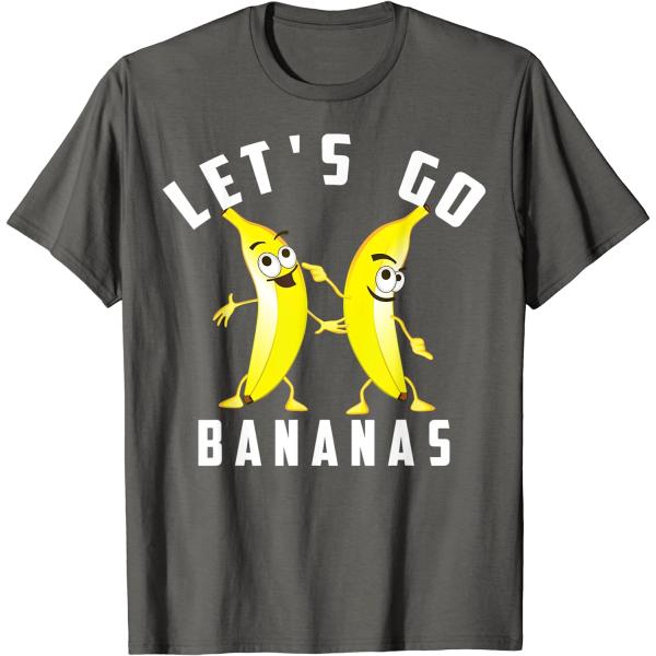 商品名Funny Let's Go Bananas Shirt For Cute Boy and Girlsブランド：Cute Banana Dance T-Shirt - For Fruit Lover 247商品サイズ：Small高さ：...
