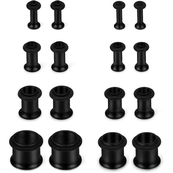 商品名scerring 16pcs耳トンネルストレッチキットステンレススチールゲージシングルフレアプラグセットエキスパンダー12 g-00g (2 mm-10 mm)SCERRING 16PCS Ear Tunnels Stretching...