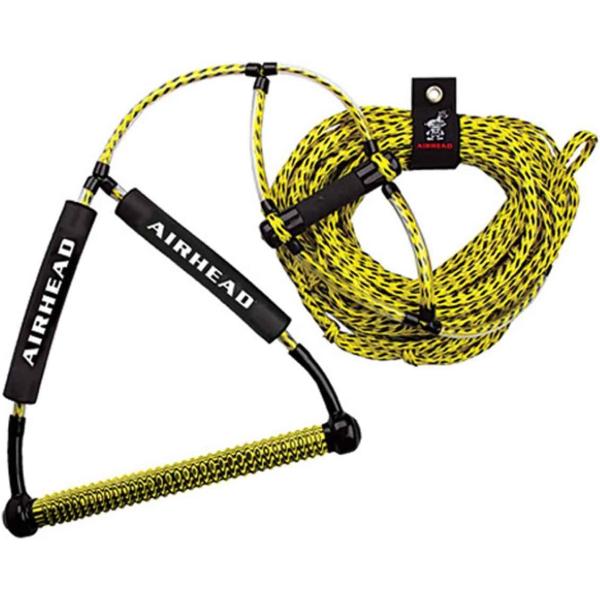 商品名Kwik Tek Airheadトリックハンドル4-sectionイエローWakeboard RopeAIRHEAD Wakeboard Rope with Phat Gripブランド：AIRHEAD商品サイズ：高さ：7.9 cm横幅...