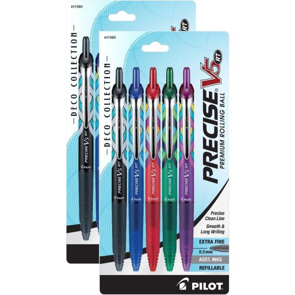 商品名Pilot Precise V5 RT デココレクション 格納式ローリングボールペン 詰め替え可能 41980 (2パック)Pilot Precise V5 RT Deco Collection Retractable Rolling...