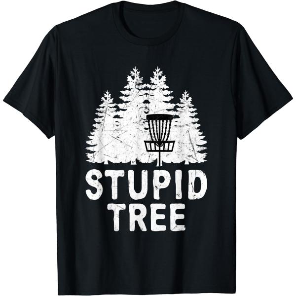 商品名Funny Disc Golf Stupid Tree Distressed Frisbee Golf T Shirt T-Shirtブランド：Funny Disc Golf Stupid Tree Frisbee Golf T-Sh...